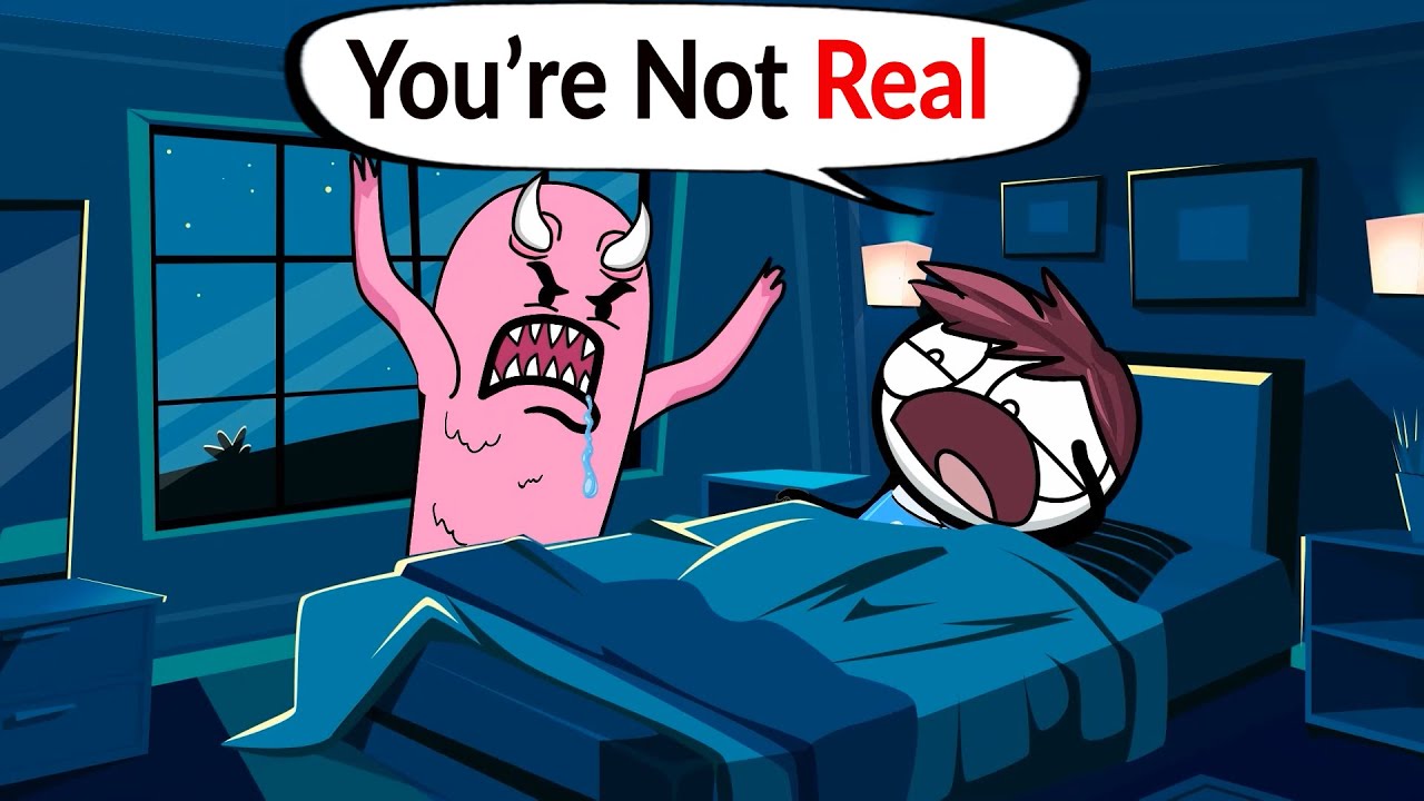 Monster Not Real | Funny Cartoon - YouTube