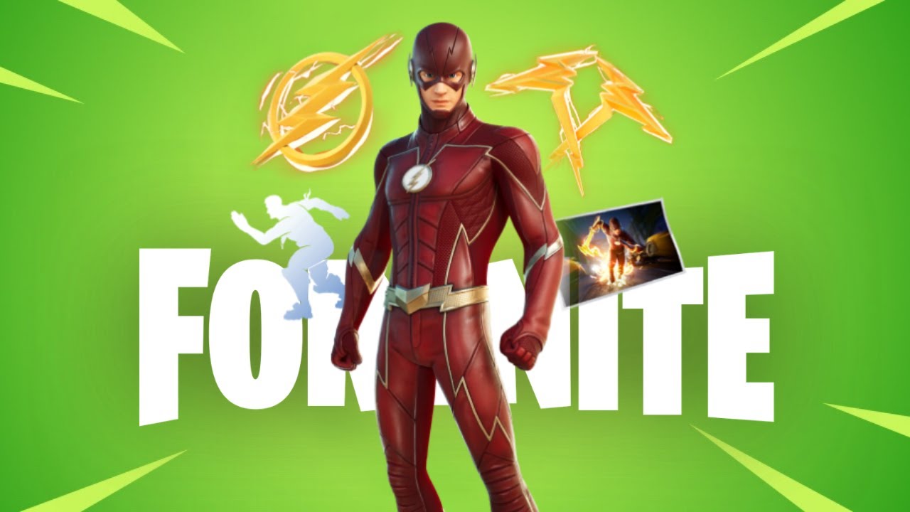 Flash Barry Allen FORTNITE Skin DC SERIES OUTFIT | The Flash Bundle ...