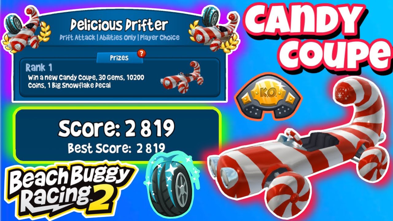 Delicious Drifter 🤤| Candy Coupe 🍭Prize | Beach Bro 🏀| Beach Buggy ...