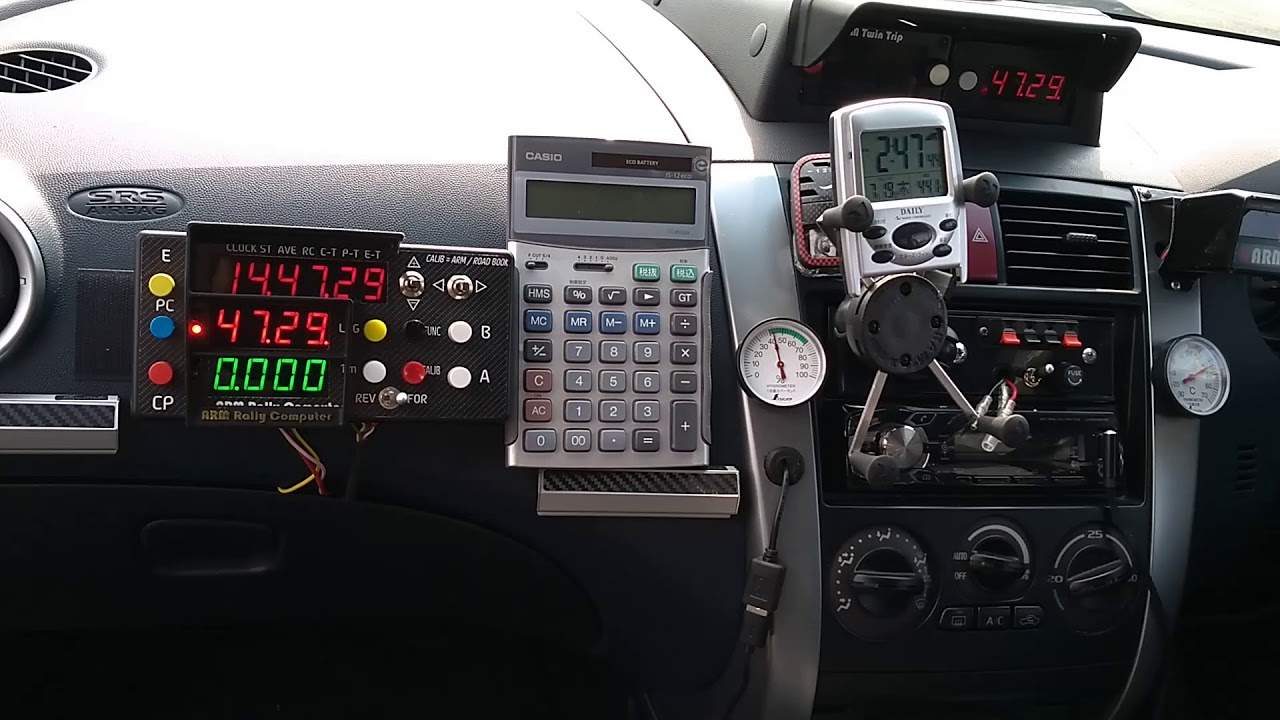 ARM Rally Computer表示確認 - YouTube