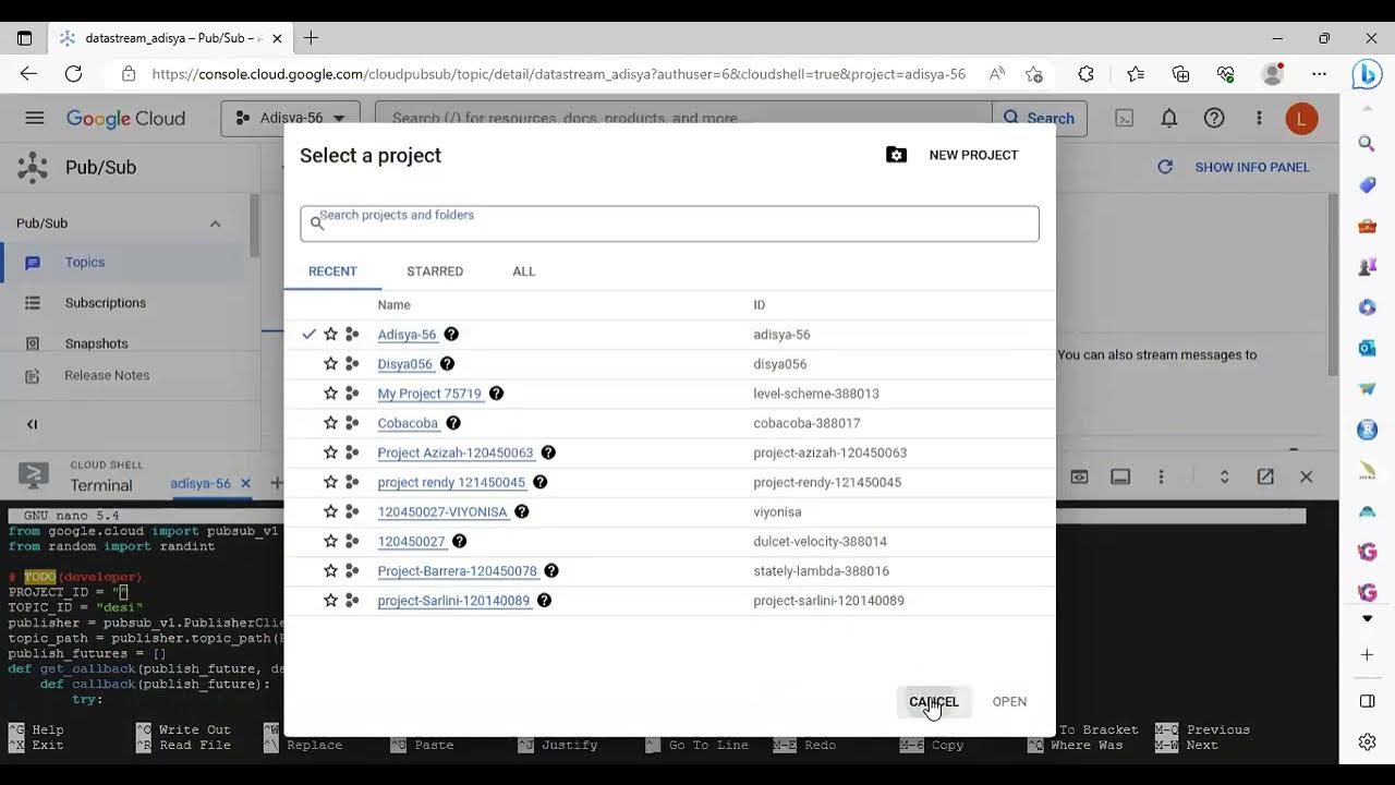 120450056_Adisya Ridia Nurahma_Tugas Komputasi Awan - YouTube