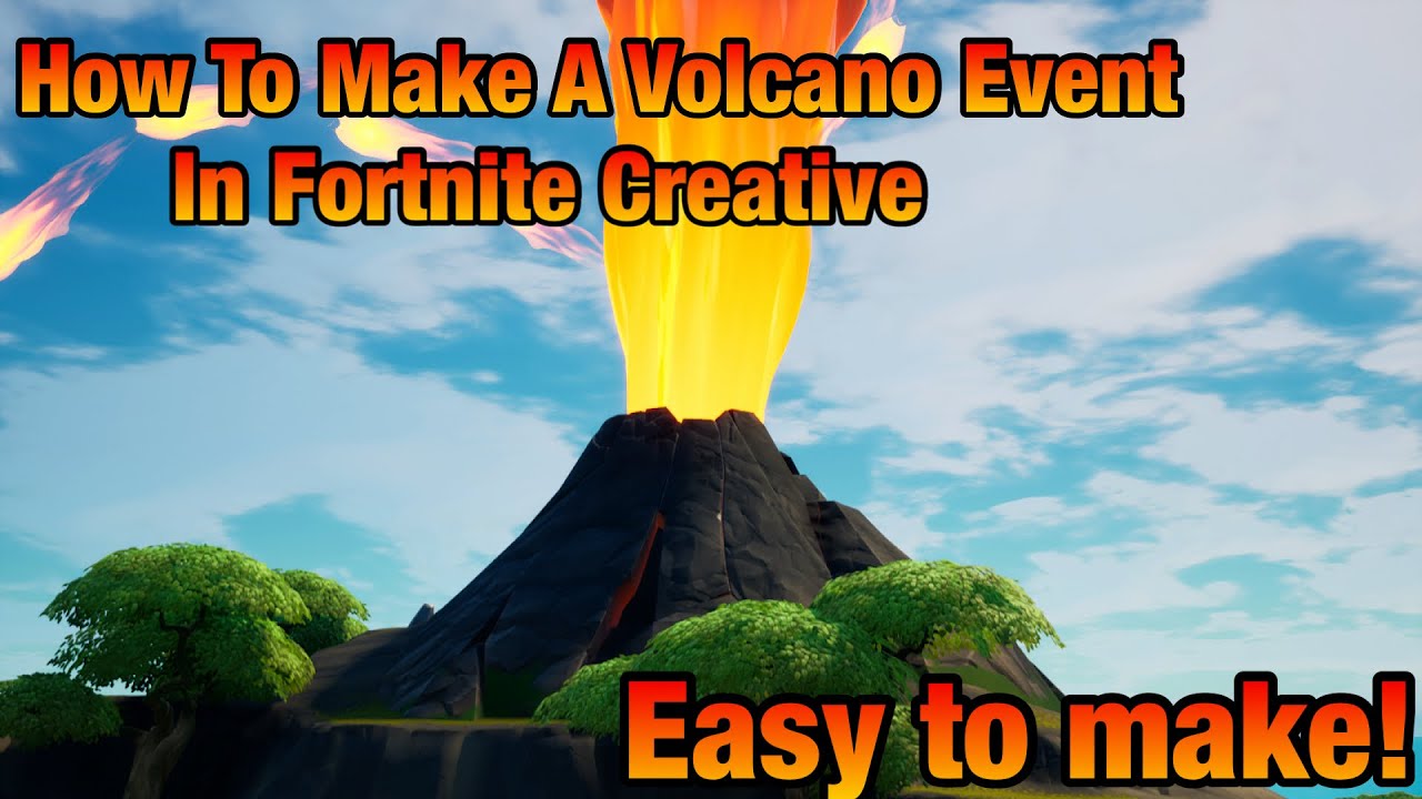 How To Make A VOLCANO EVENT In Fortnite Creative! - YouTube