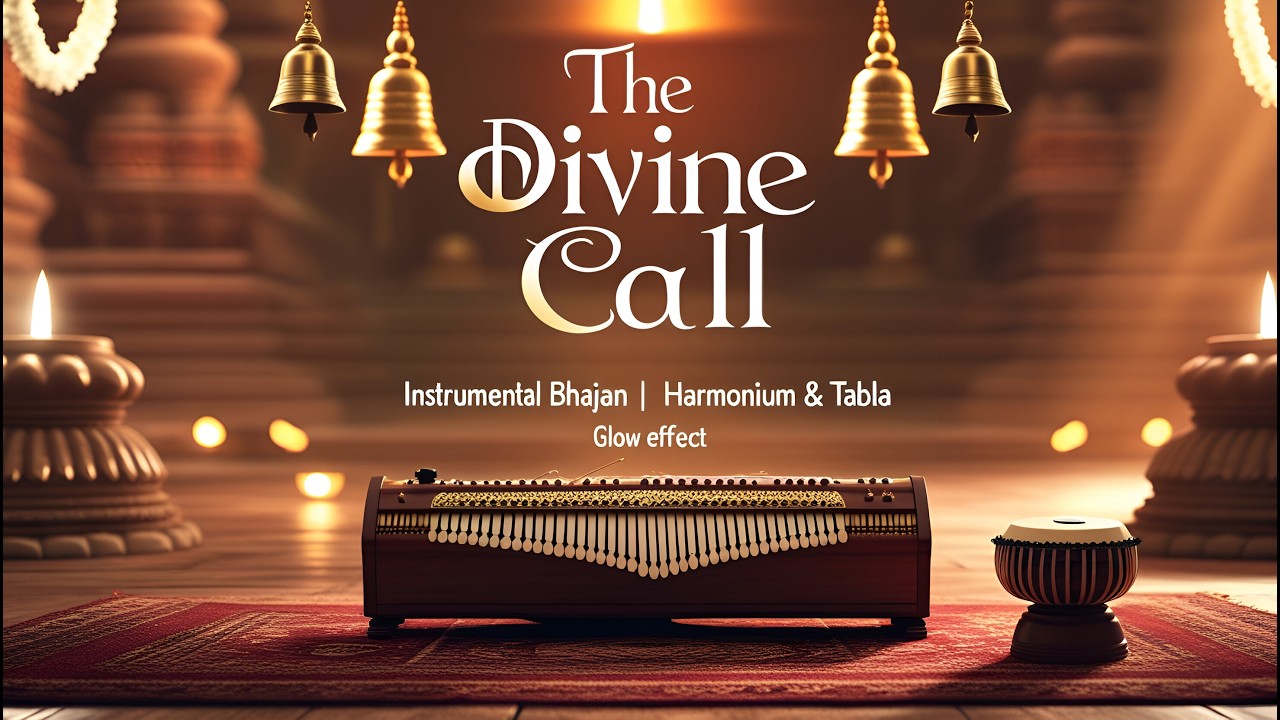 The Divine Call | Traditional Indian Bhajan Instrumental | Harmonium, Tabla & Temple Bells - YouTube