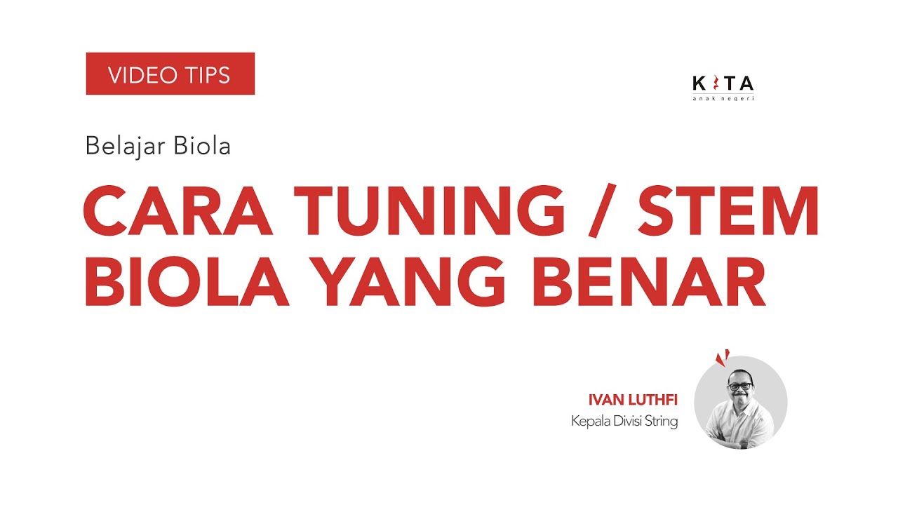 Belajar Biola: Tips Cara Tuning Biola Yang Benar - YouTube