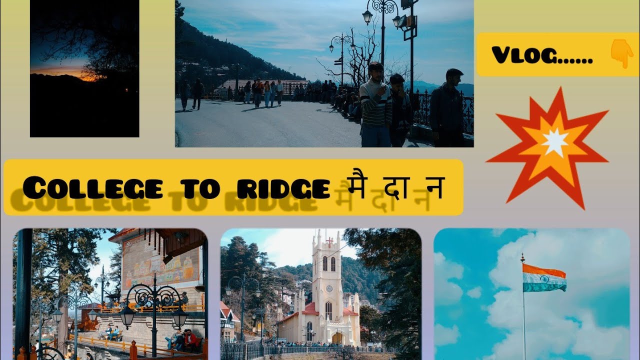 vlog for kotshera college to moll road || view of hill || shimla ka ...