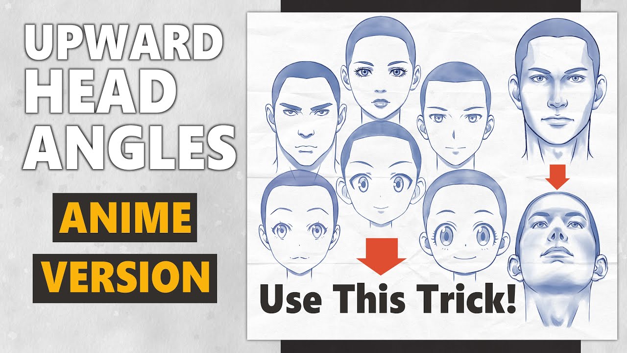 How to Draw Tilted Heads That Look Appealing (Anime Art Guide) - YouTube