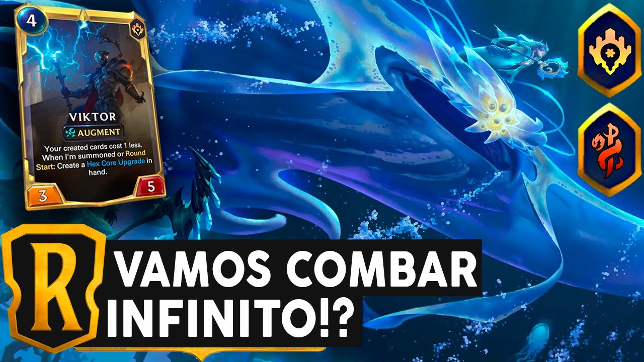 MAGIAS E DANO INFINITOS!? COMBO DEGENERADO DE DESCONTÃO | VIKTOR DECK | LEGENDS OF RUNETERRA ...