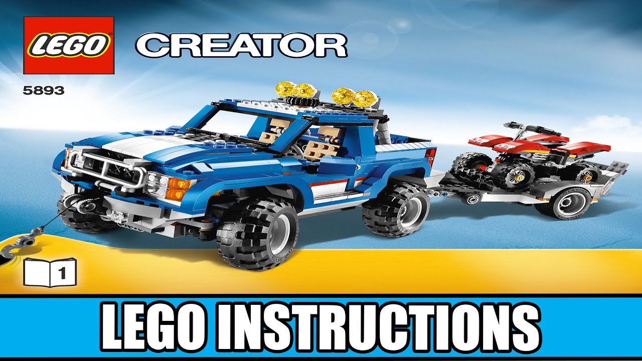 LEGO Instructions - Creator - 3 in 1 - 5893 - Off-Road Power (Book 1 ...