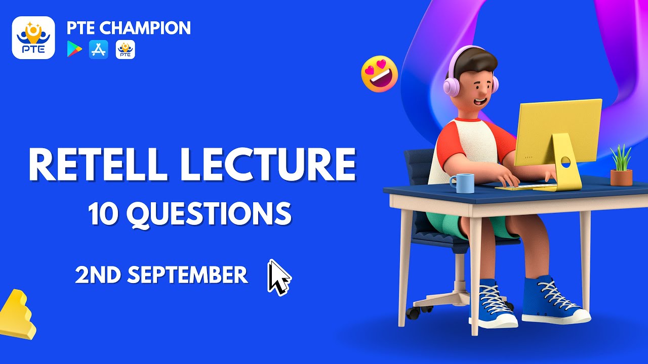 PTE Speaking Retell Lecture | 2nd September 2022 | PTE Champion - YouTube