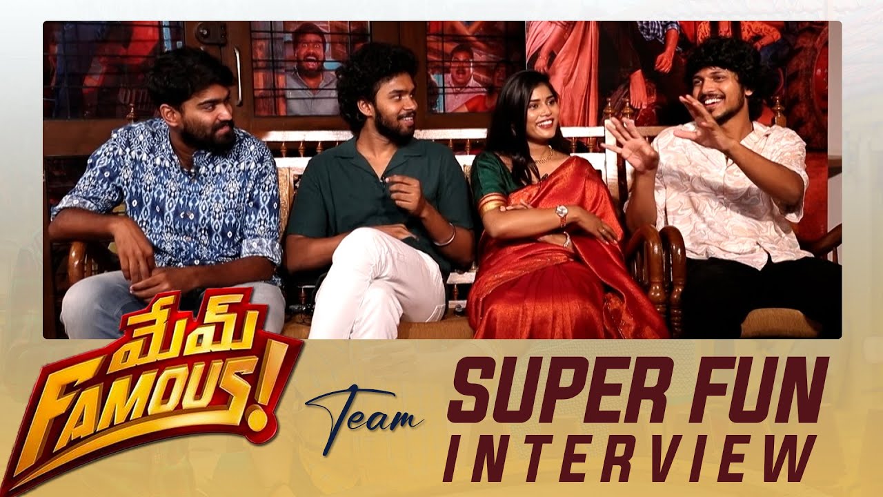 Mem Famous Movie Team Super Fun Interview | Sumanth Prabhas | Saarya ...