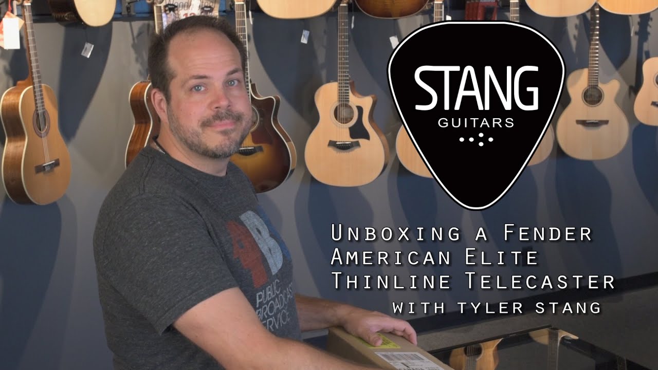 Unboxing a Fender American Elite Thinline Telecaster - YouTube