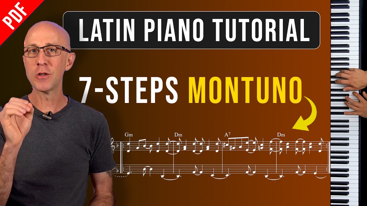 🎹 How To Play Latin Piano | Step By Step Guide No.3 Montuno Tumbao # ...