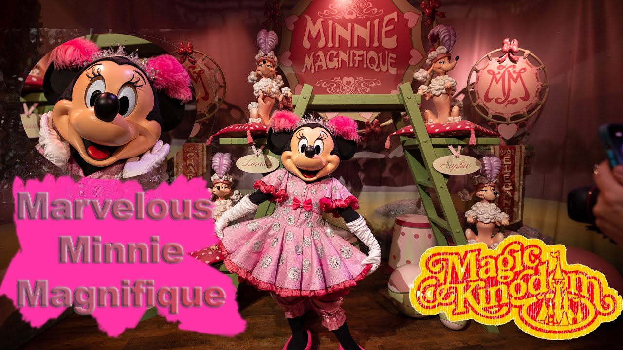 8K The Marvelous Minnie Magnifique Meet & Greet in Fantasyland at Magic ...