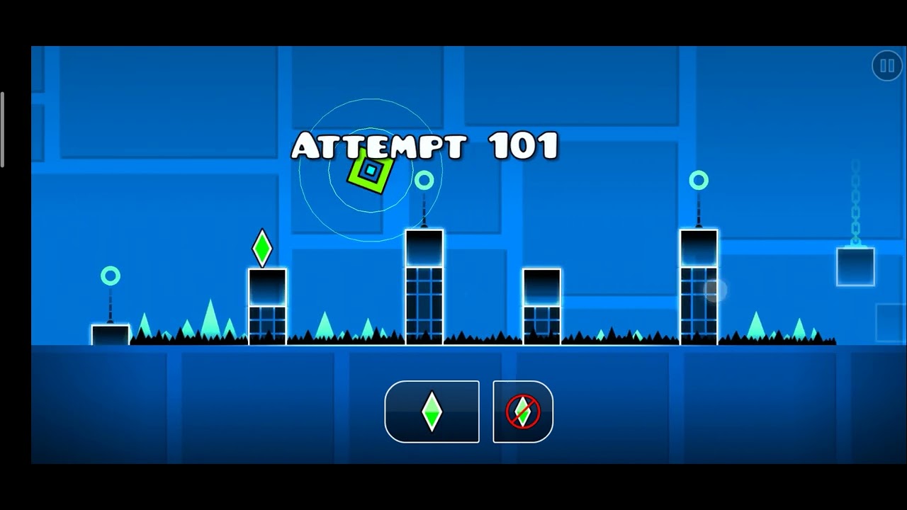 I played geometry dash second time and level is 2 first time I played ...