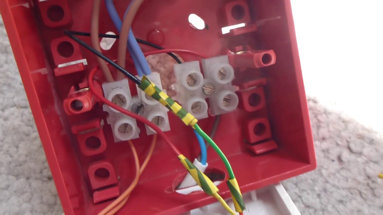 my homemade hochiki call point zone monitor demonstration - YouTube