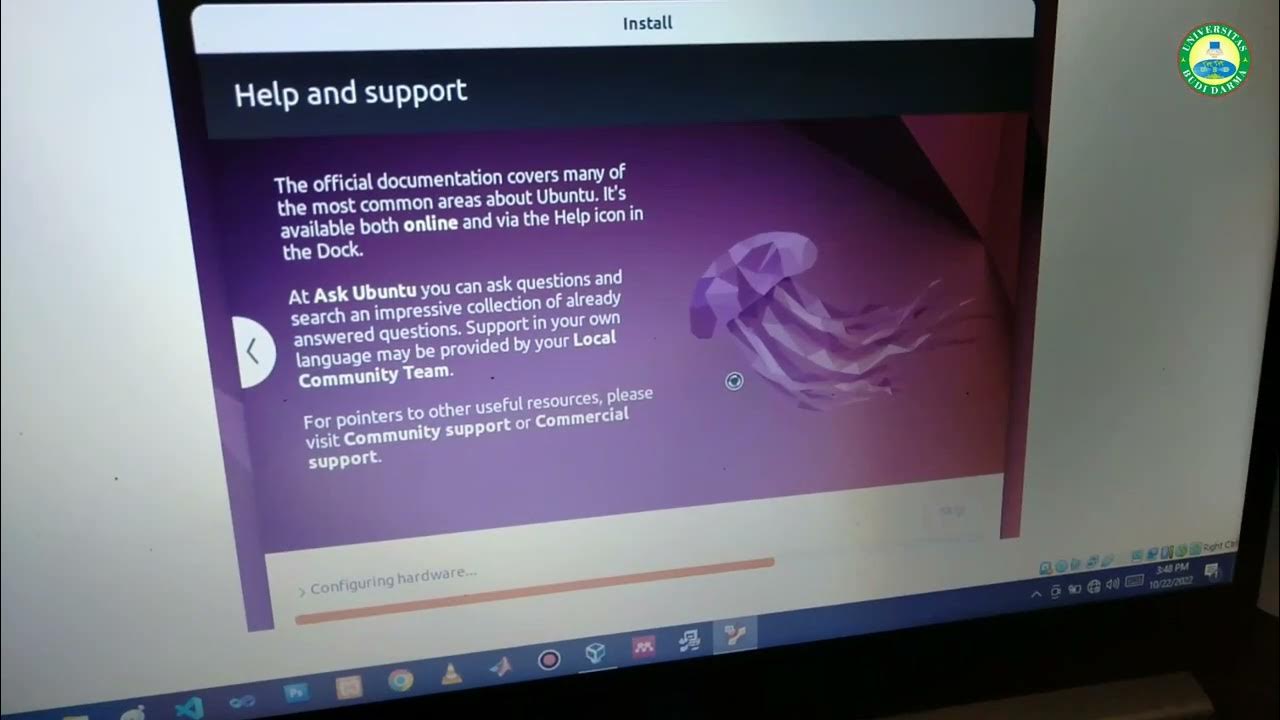 Penginstalan dual boot windows dan linux ubuntu.. - YouTube