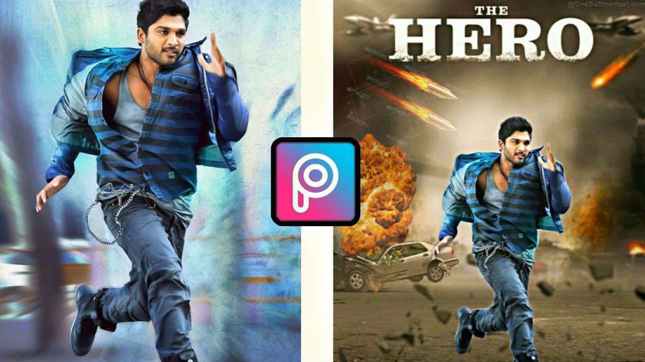 Picsart Action Photo Editing || Picsart Movie Action Photo Editing ...