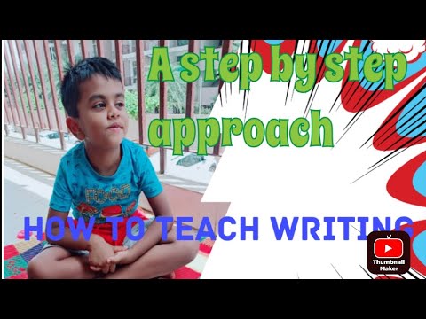 how to teach writing to autistic kids. A step by step approach WITH ...