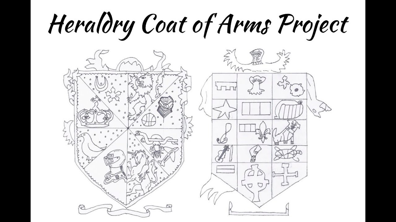 Heraldry - Making Shield Part 1 - YouTube