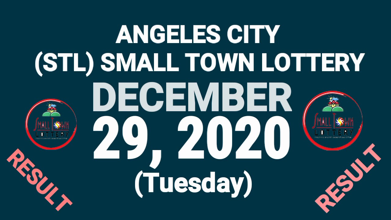 STL Angeles City December 29 2020 (Tuesday) Result | Small Town Lottery ...