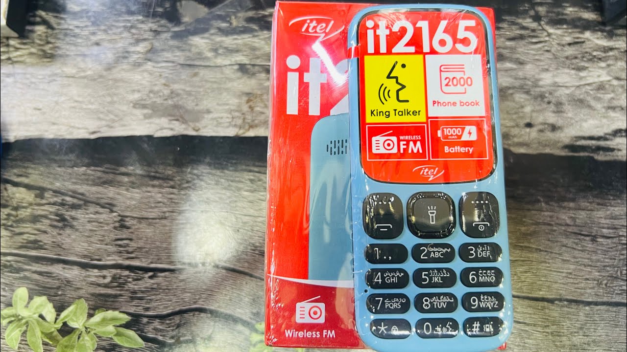 ITEL it2165 city blue colour unboxing/review - YouTube