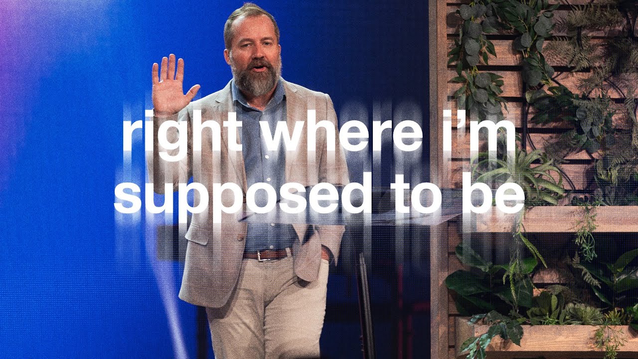 "Right Where I'm Supposed to be" | Guest Speaker Pastor Josh Surratt ...