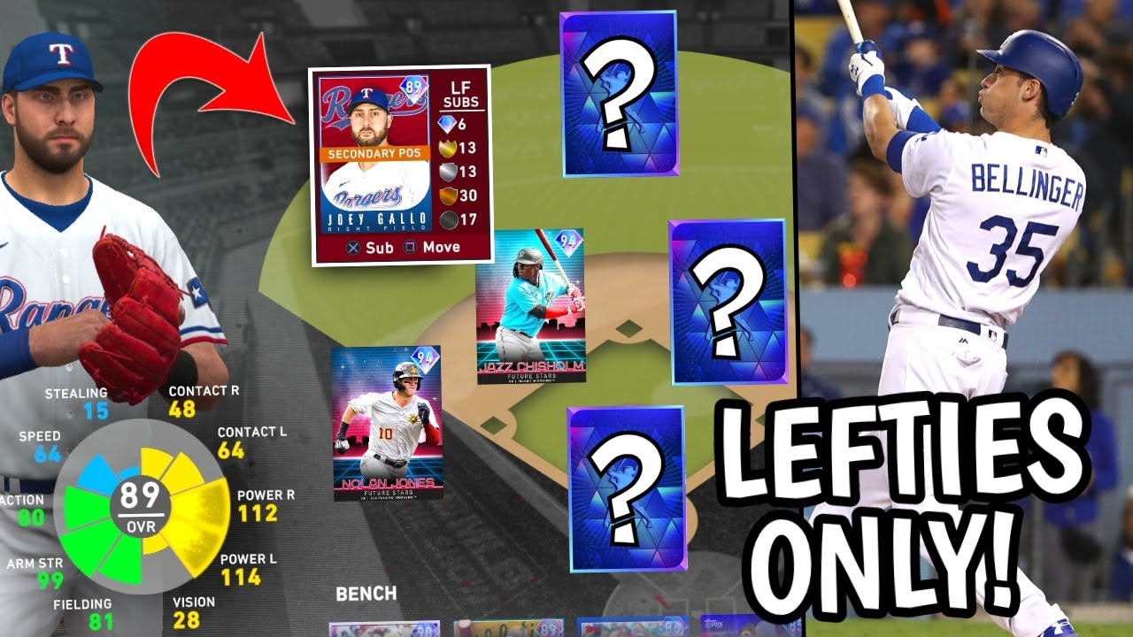 i used a team of LEFTIES ONLY and faced an absolute TRYHARD.. (mlb the ...