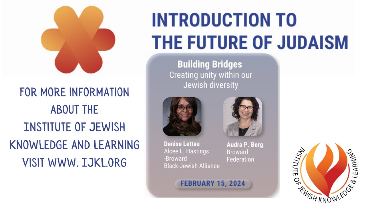 6. Building Bridges: creating unity within our Jewish diversity - YouTube