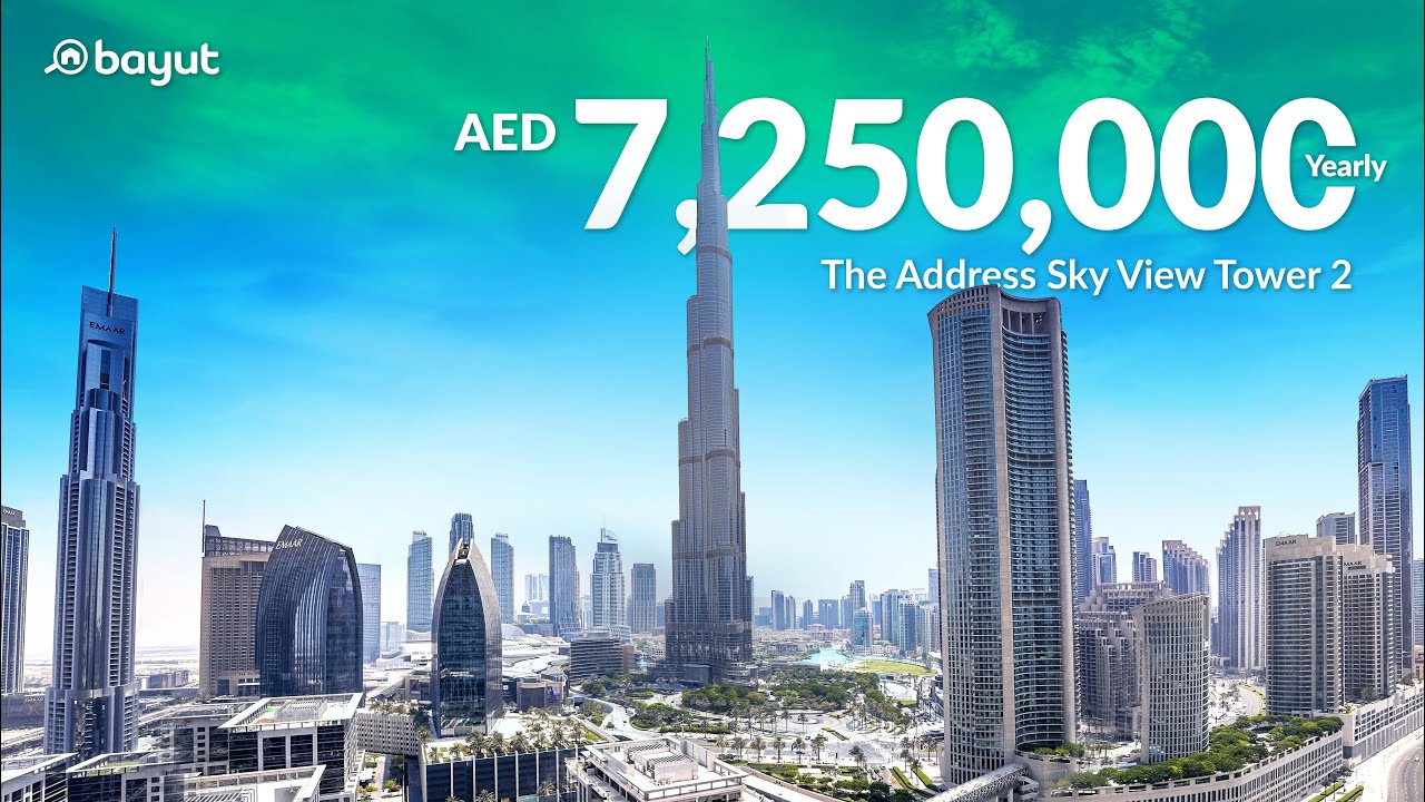 AED 7.2M 2-Bedroom Apartment in The Address Sky View Tower, Downtown ...