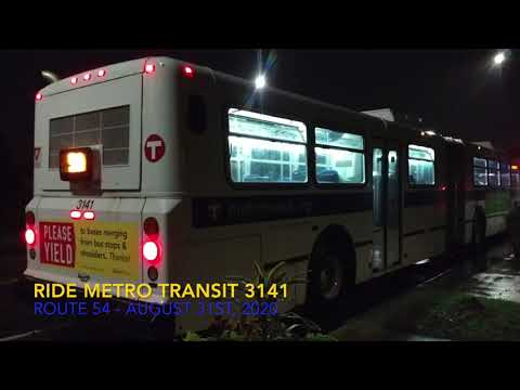 Ride Metro Transit route 54 (New Flyer D60) - YouTube