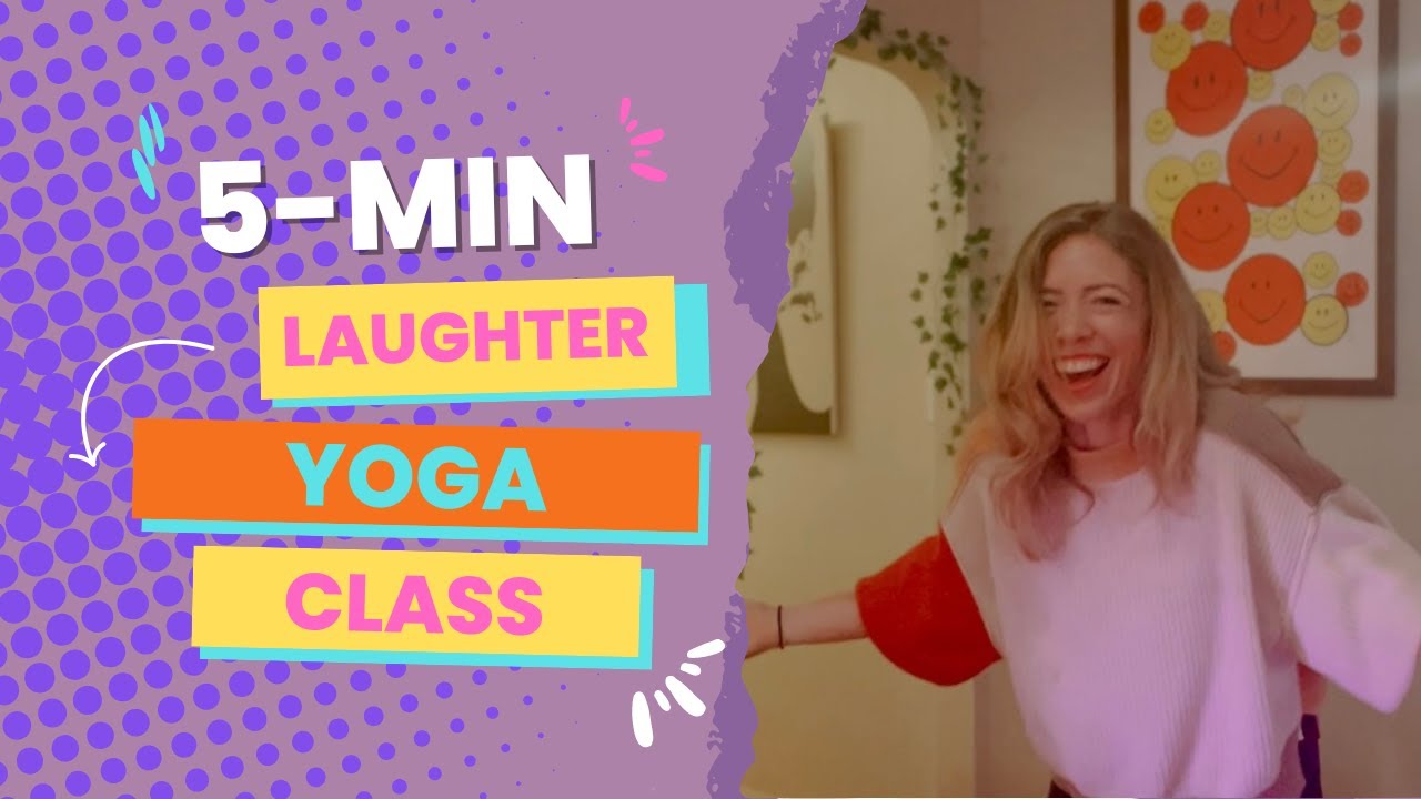 5-Min Laughter Yoga Class - YouTube