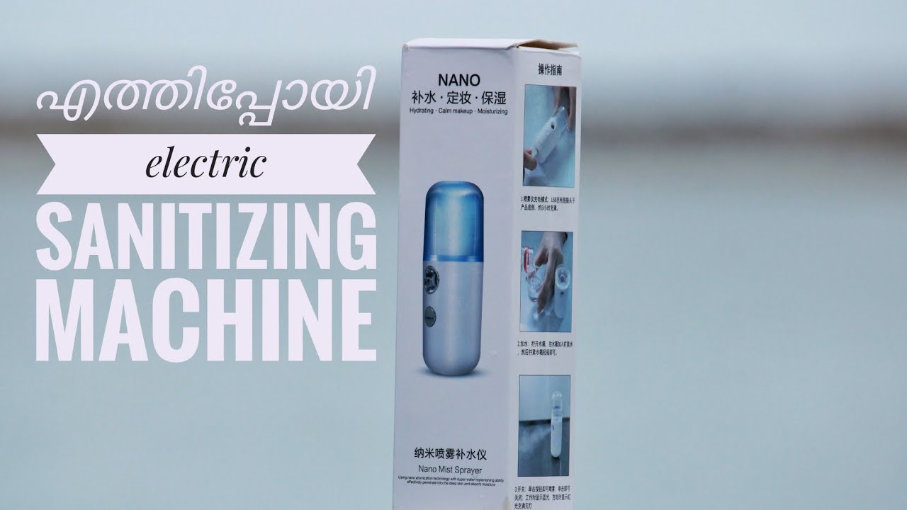 Automatic Electric Mist Sprayer Sanitizer Machine | Nano Mist Full ...