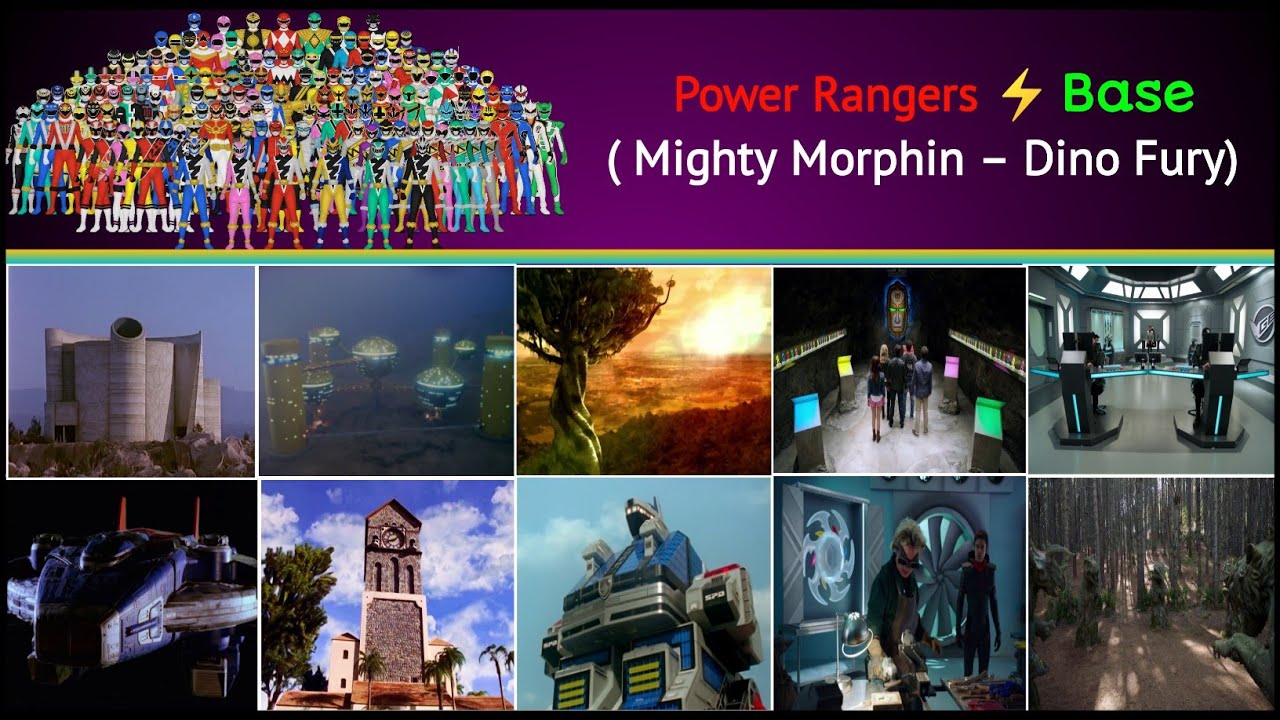 All Power Ranger Base List | Power Ranger ⚡ || - YouTube