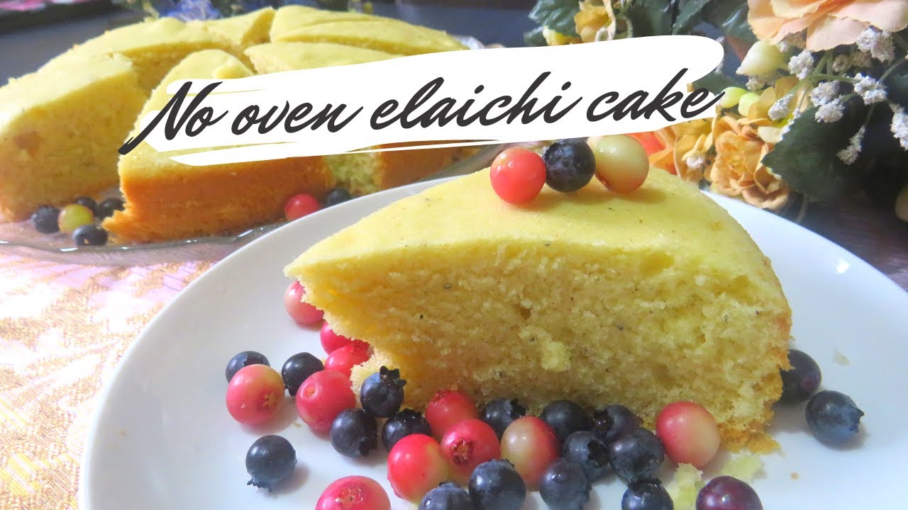 No oven cake | Elaichi cake recipe | Cardamon cake recipe - YouTube