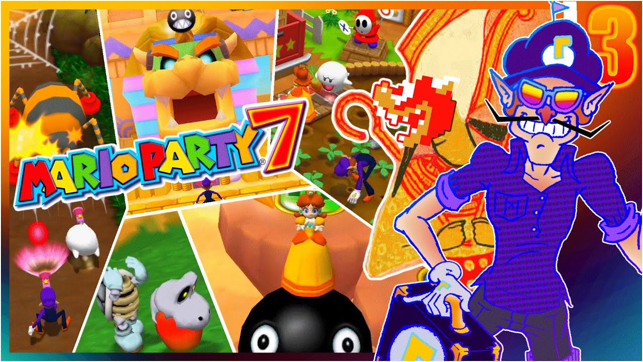 Pyramid Puppy Pouncing - Waluigi Party 7 - Part 3 - YouTube