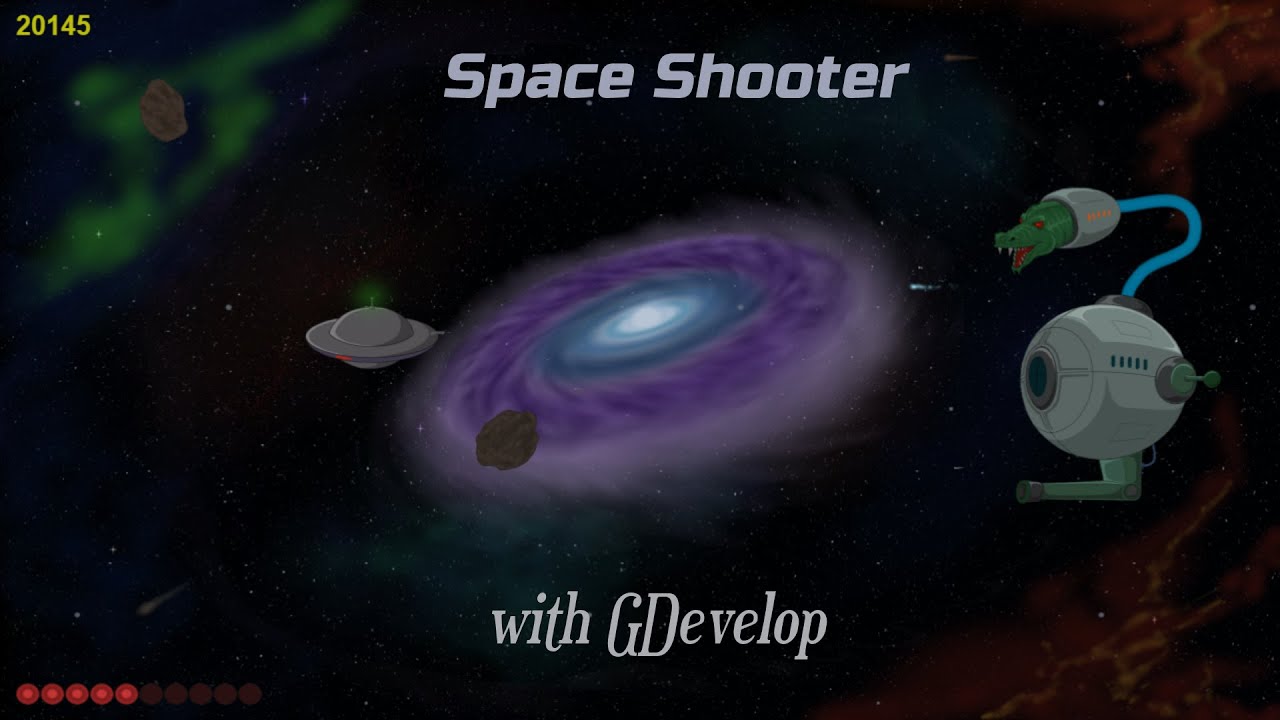 Space Shooter with GDevelop - YouTube