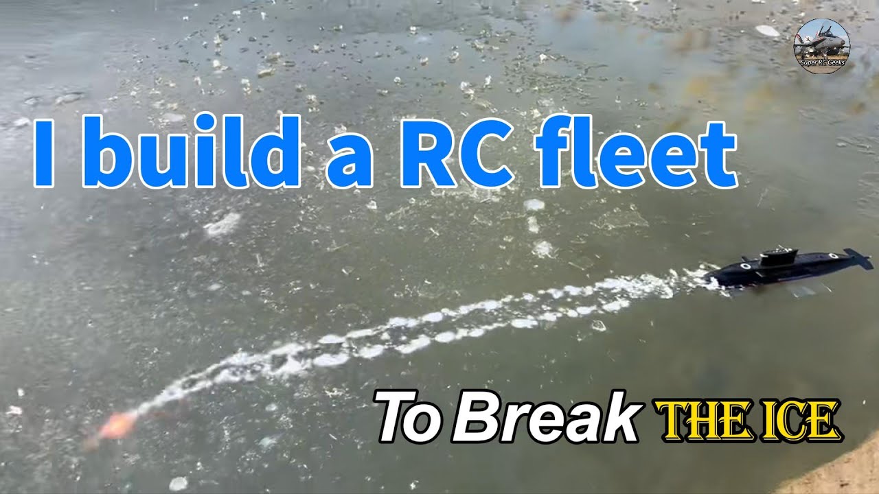 I built an armed RC fleet to break the ice!! #rcmodel #rcships # ...