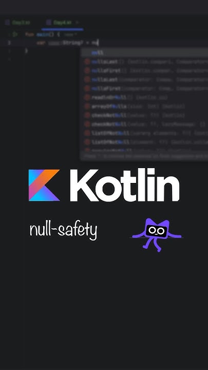 Kotlin null safety, let’s see how it works. Kotlin Day 4 #kotlin #coding #programming - YouTube