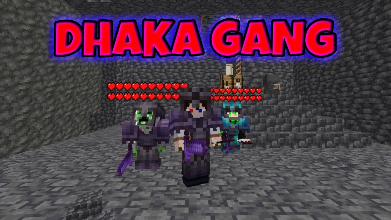 Cross SMP | Dhaka Gang making base 🤘🏻💸 - YouTube
