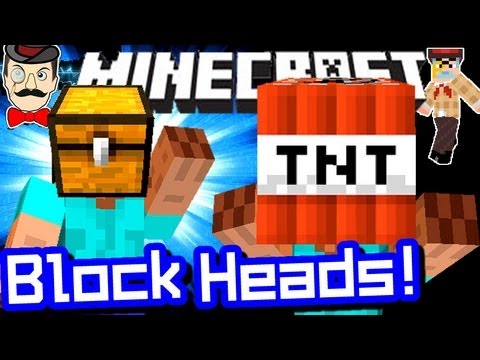 Minecraft BLOCK HEADS Mod ! - YouTube