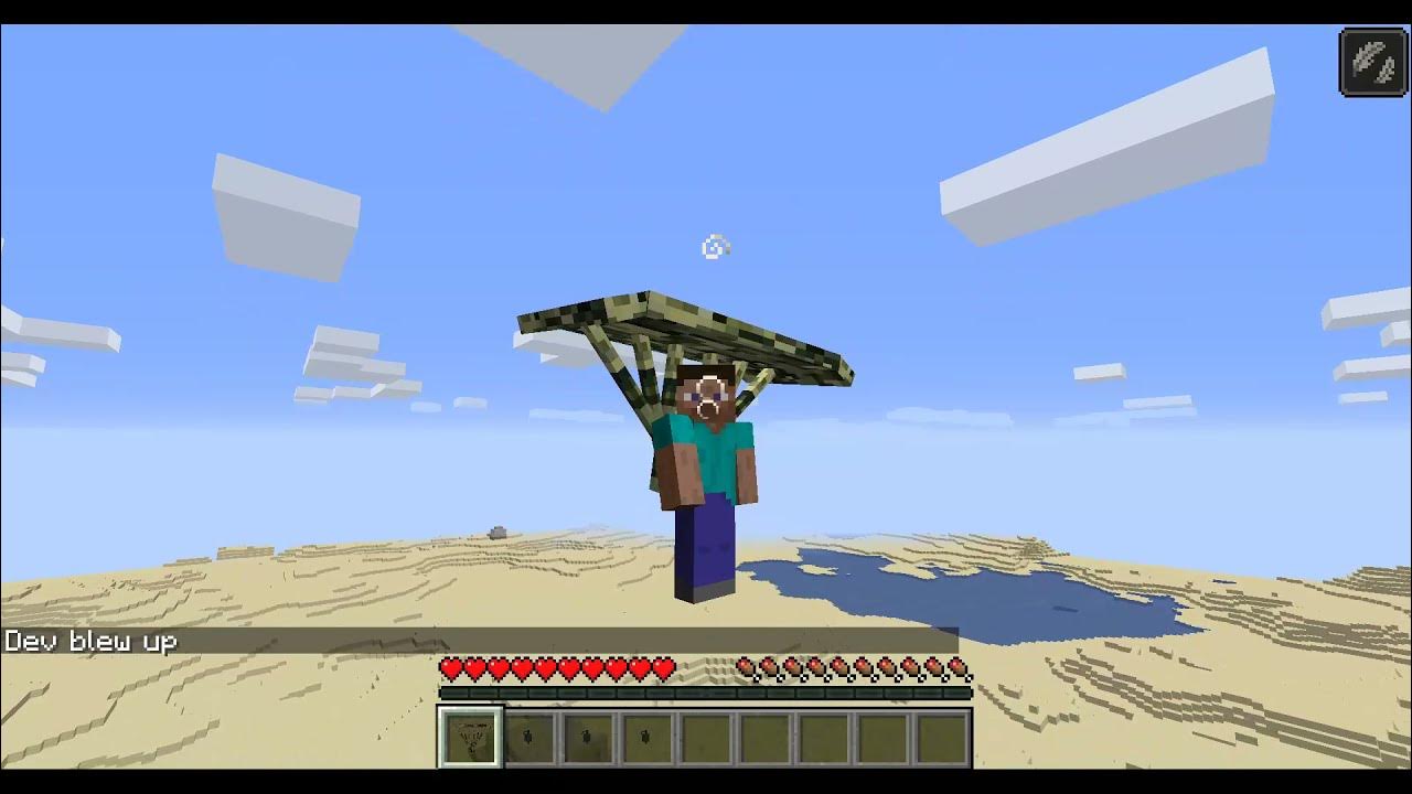 MCreator Blockbench Parachute - YouTube