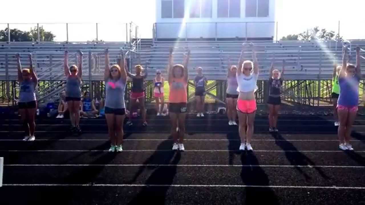 2014 Football Cheer Sidelines - Touchdown - YouTube