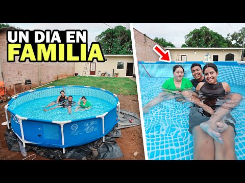 CONSTRUI una PISCINA GIGANTE en NUESTRA CASITA CHOL NOS VISITO