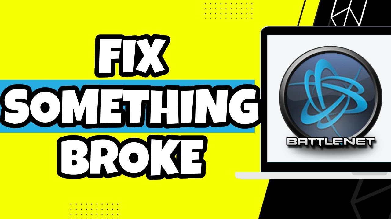 How To Fix Something Broke In Battle NET (Easy Way) - YouTube