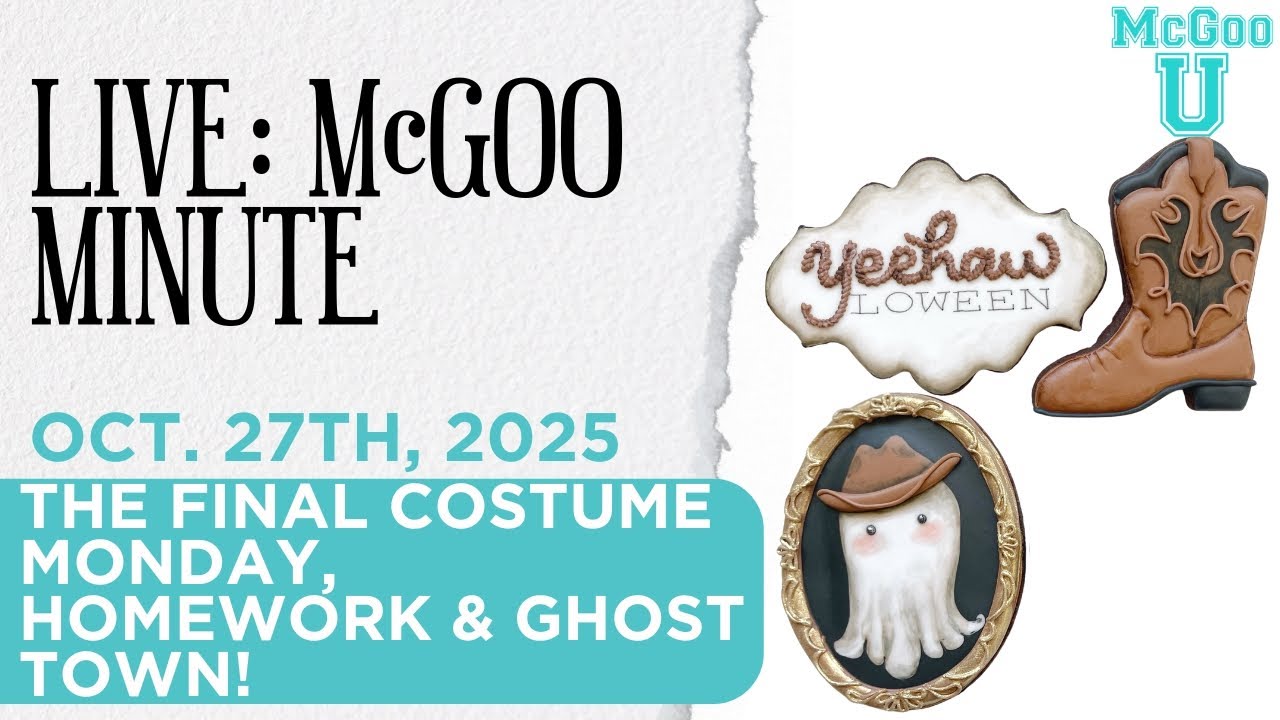 October 27th 2025 Live McGoo Minute with Arty McGoo - YouTube
