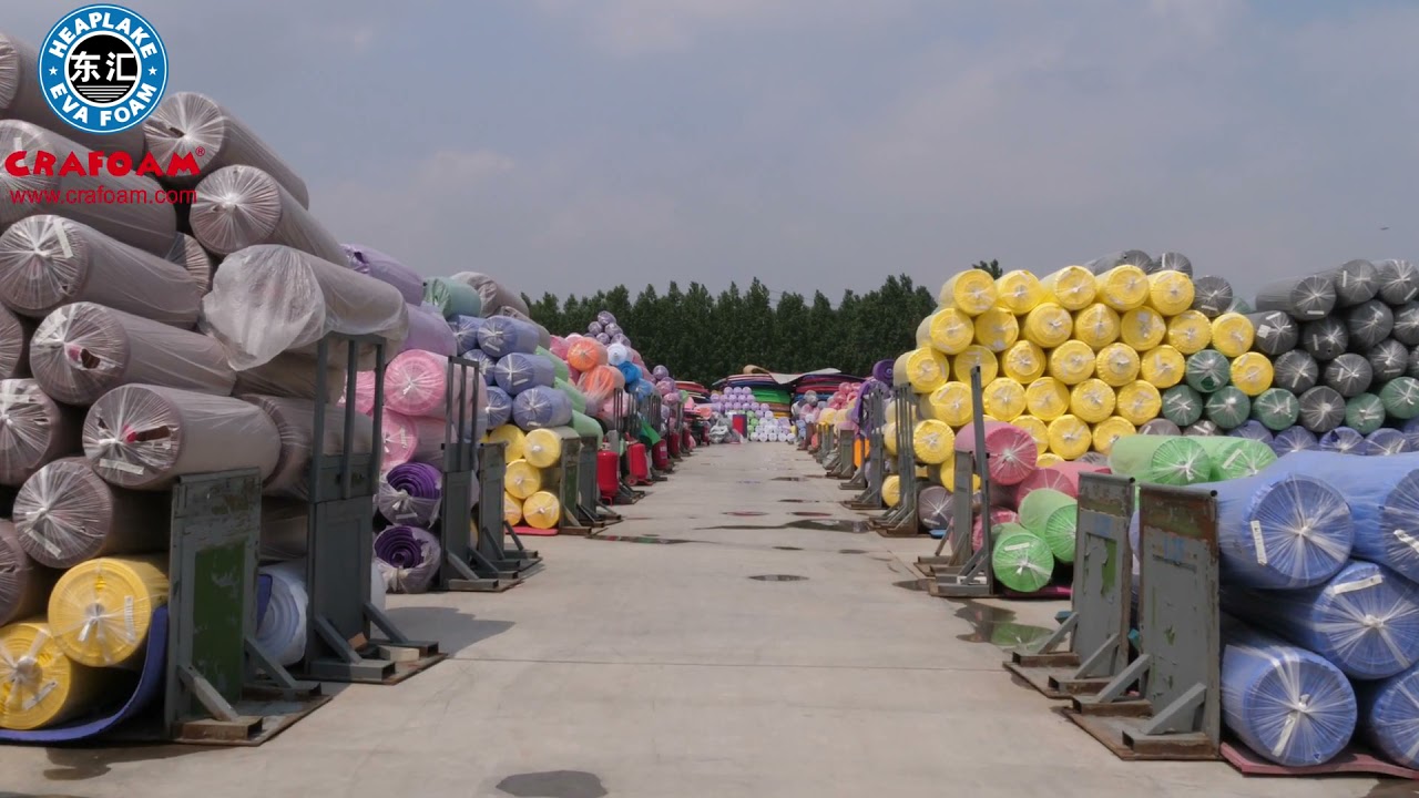 EVA FOAM FACTORY CRAFOAM - YouTube