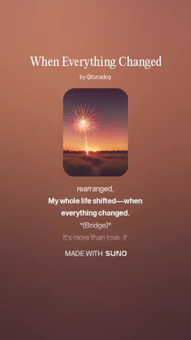 When Everything Changed - YouTube