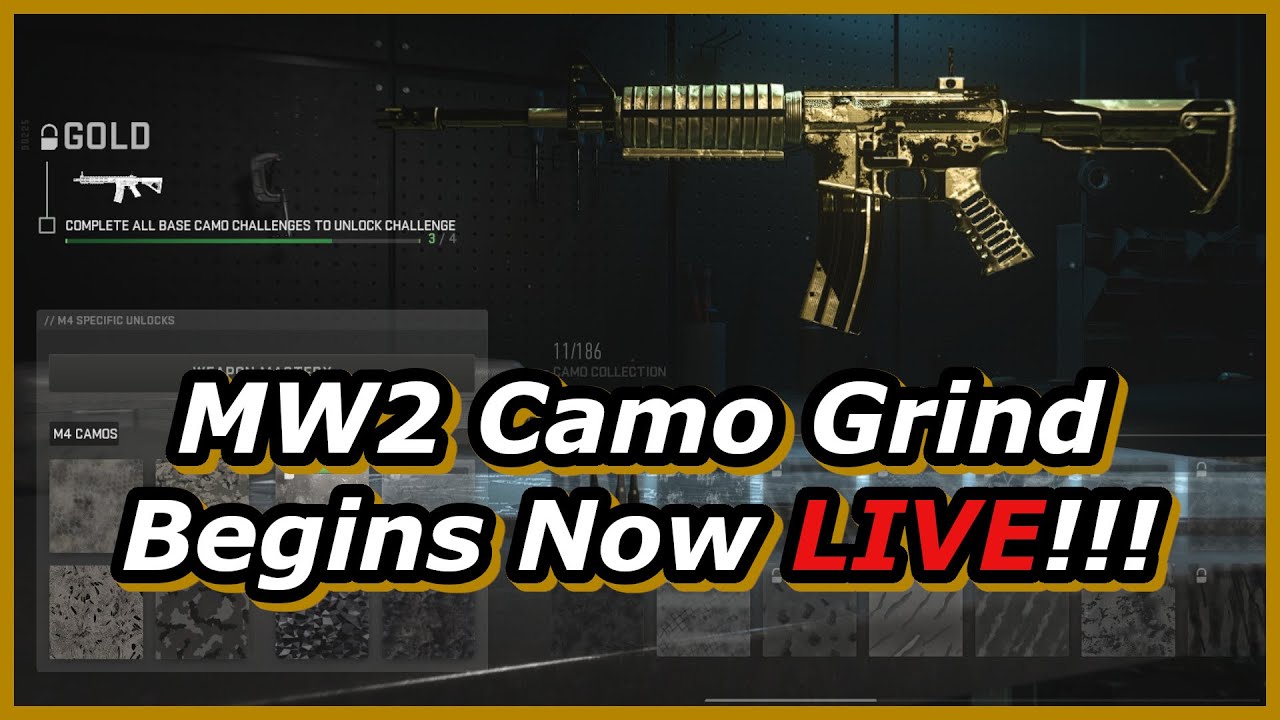 MW2 Camo Grind!!! Modern Warfare 2 - YouTube