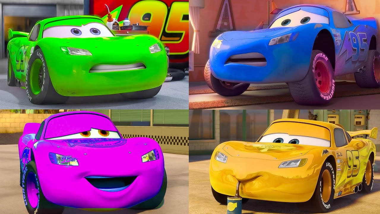 MEGAMIX: Best of CARS 3 ⚡ Lightning McQueen Color | Disney Pixar (MUSIC ...