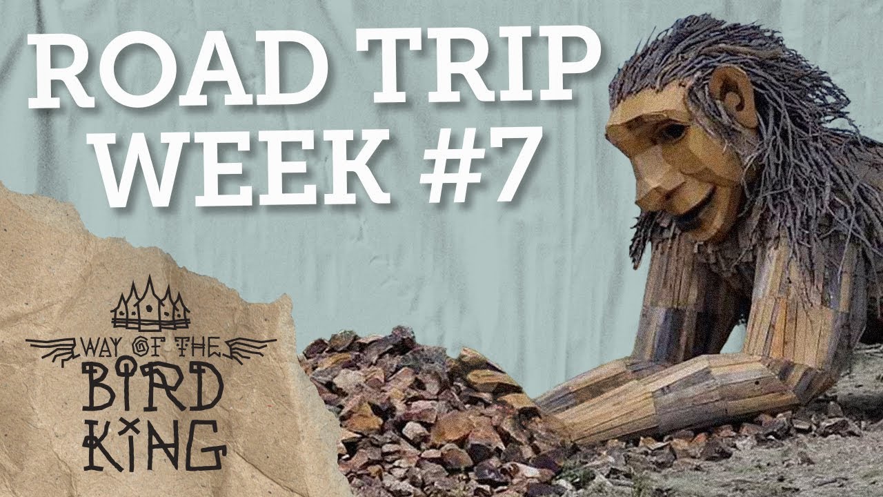 USA Roadtrip #7 - Building a troll in a gold mine. Way of the Bird king ...
